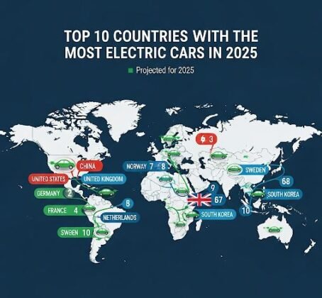 Top 10 Countries with Most Electric Cars in 2025 (IEA Data & Rankings ...